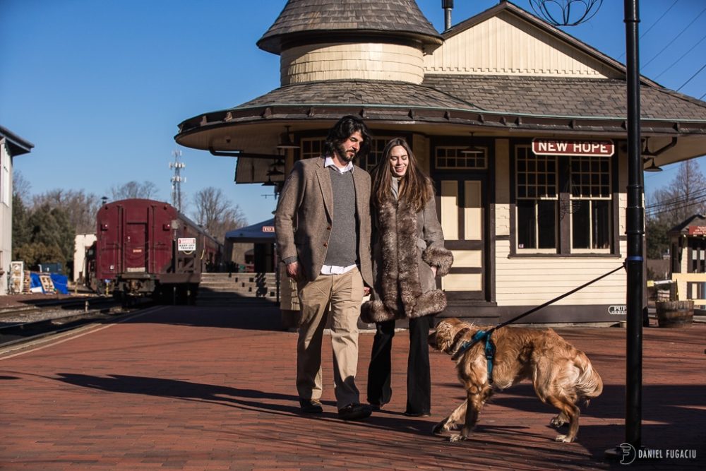 New Hope engagement session with Natalie and Cliff