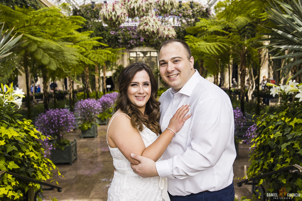 Longwood Gardens engagement photos | Jake and Sarah